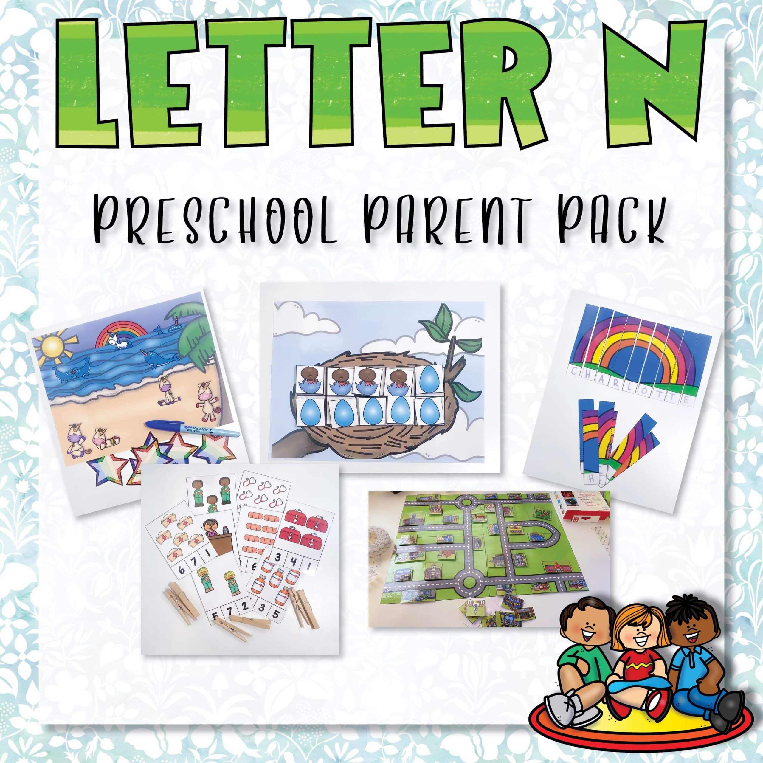 Letter N Parent Preschool Pack - Marlie Rosenberg